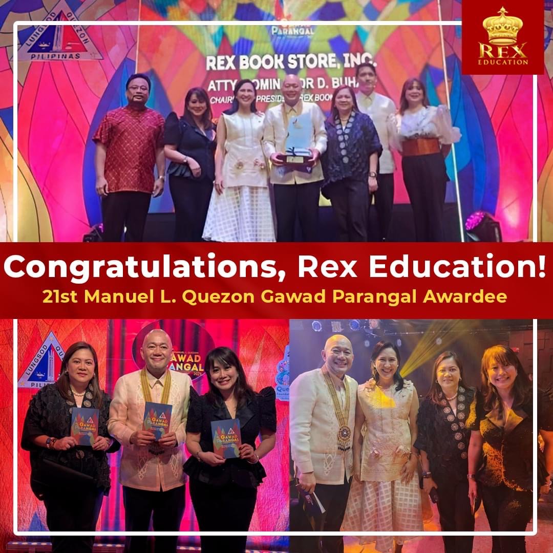 Rex Education takes home awards at 21st Manuel L. Quezon Gawad Parangal, 45th Catholic Mass ...