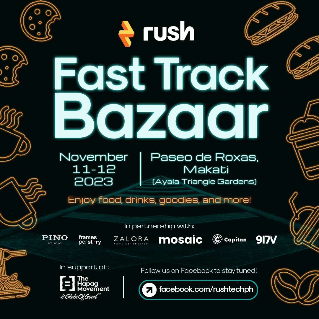Experience Shopping Extravaganza at the RUSH Fast Track Bazaar - Manila ...