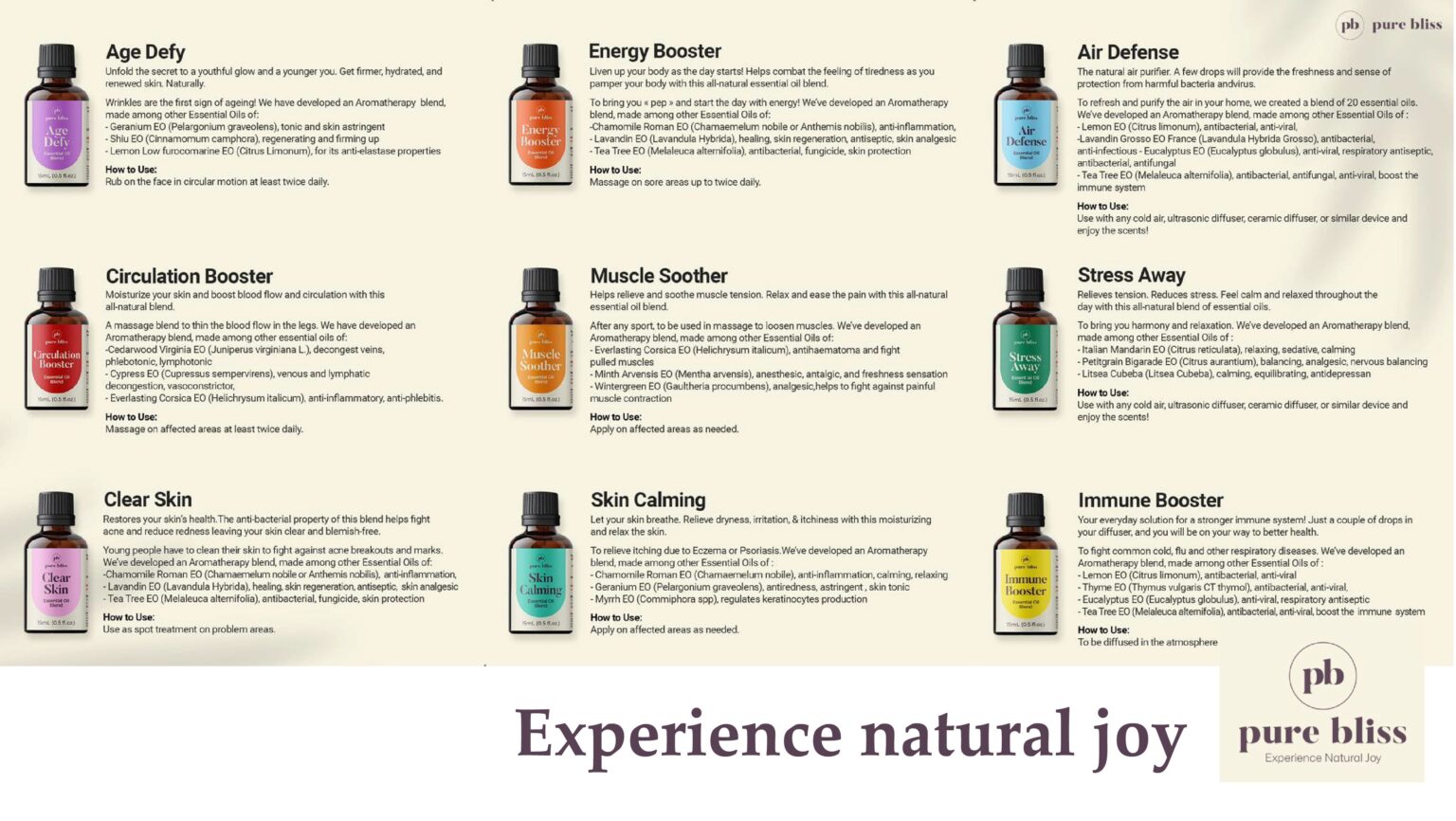 Experience natural joy with Pure Bliss essential oil blends - Manila ...