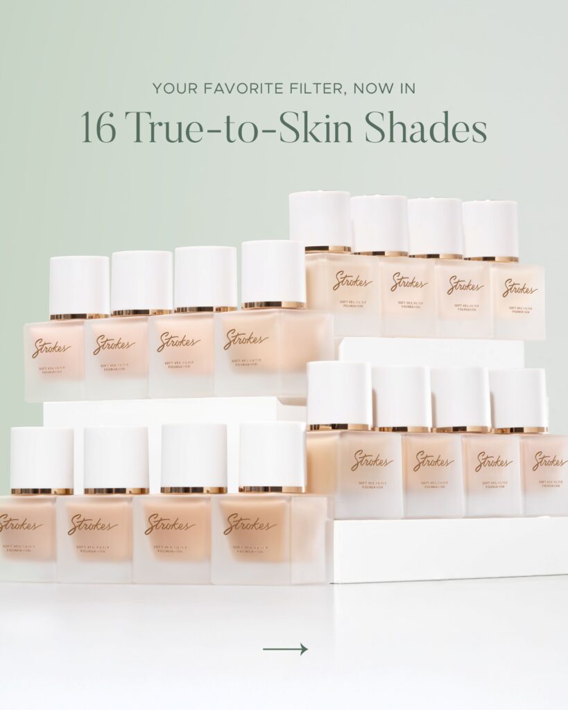 Strokes Beauty Lab Expands Cult-Favorite Soft Veil Filter Foundation to ...