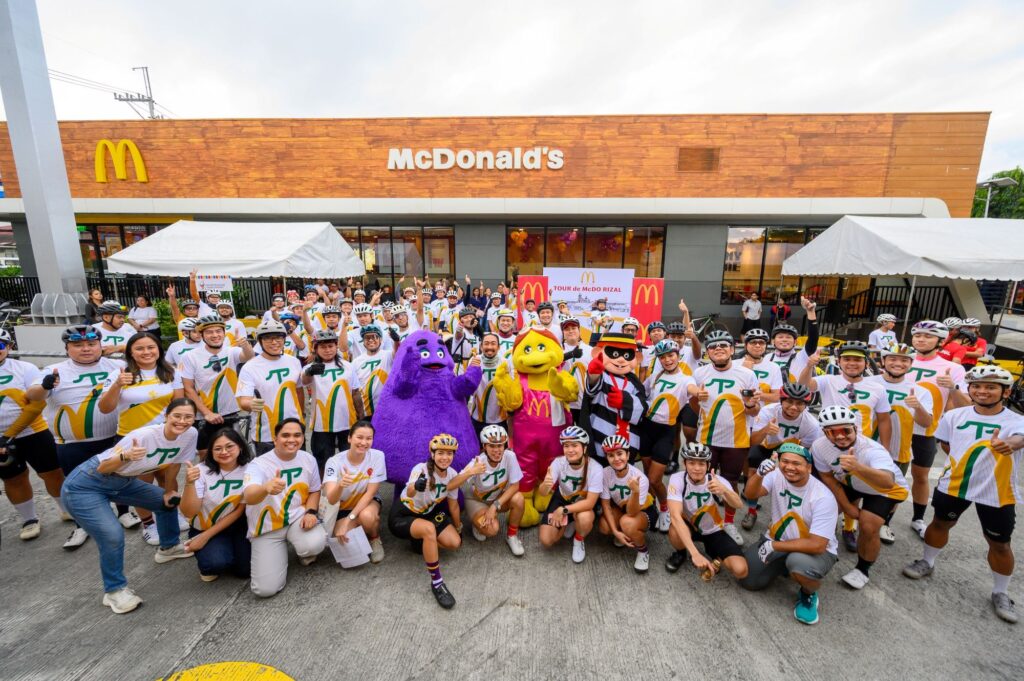 Mcdonalds Celebrates National Bike Day With Its First Ever Tour De Mcdo In Rizal Manila Insight