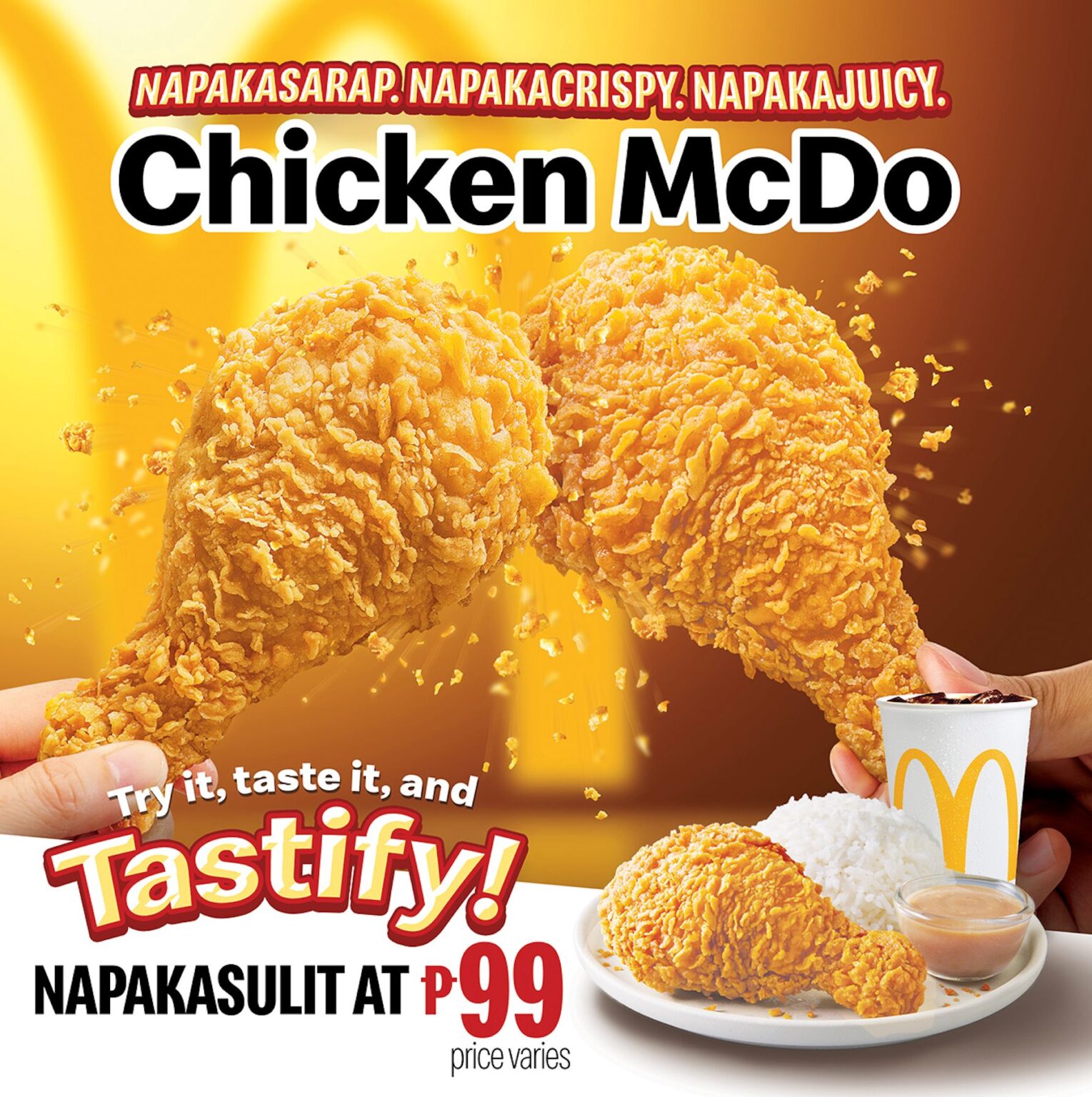 McDonald’s Rallies Fans to “Tastify” Its Napakasarap, Napakacrispy and ...